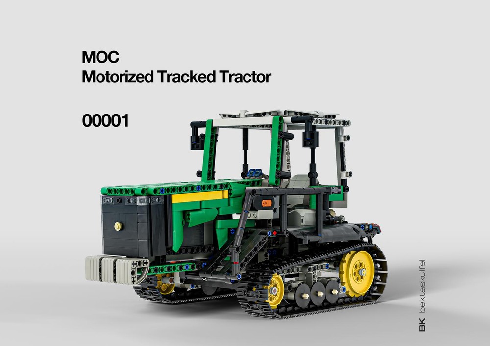 LEGO MOC Motorized Tracked Tractor by bektaskulfel | Rebrickable ...