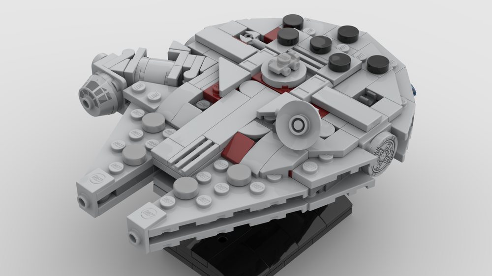 LEGO MOC Millenium Falcon - Micro Scale by Mac10goesBRRRT | Rebrickable ...
