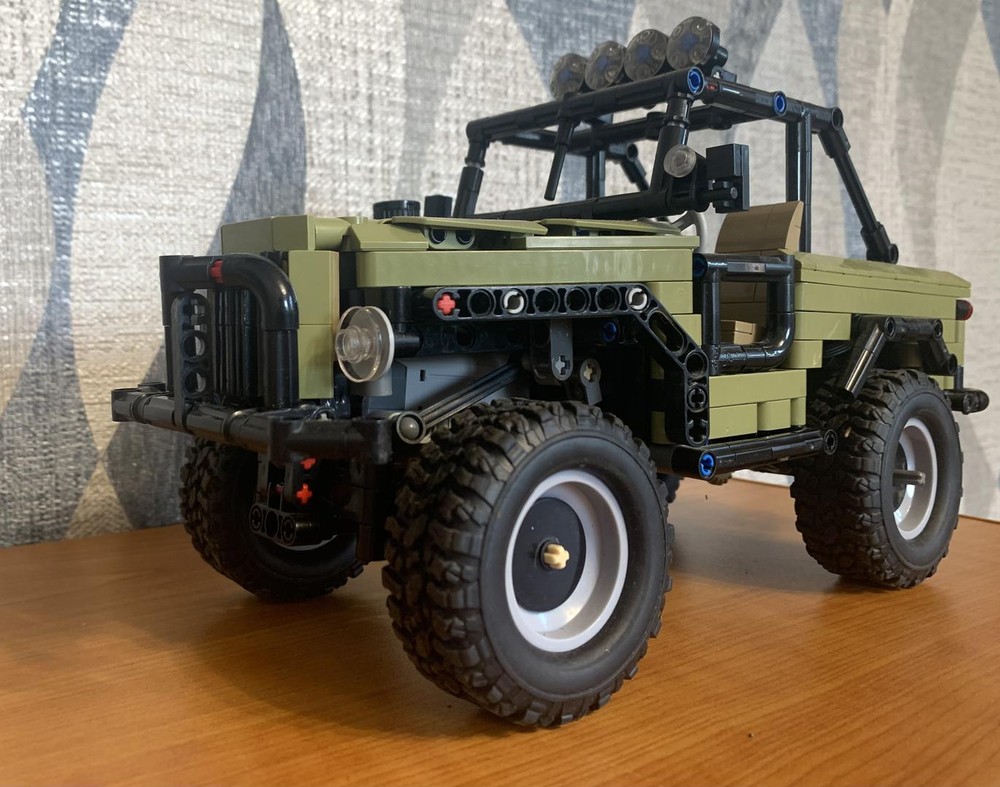 LEGO MOC Old school offroader by AnwIreest | Rebrickable - Build with LEGO