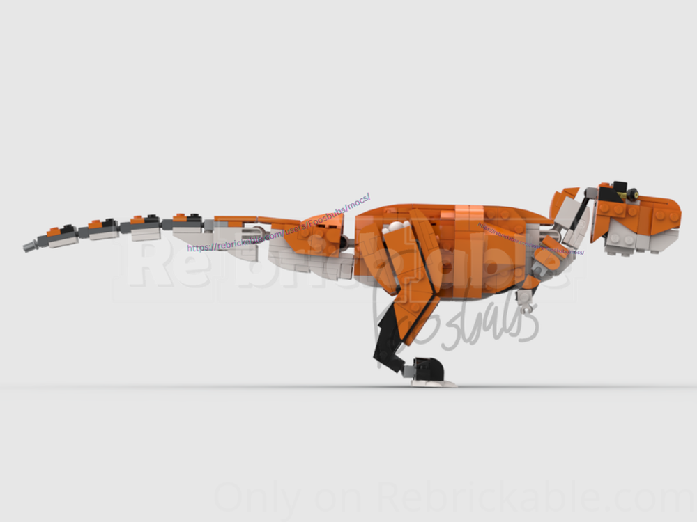 Lego Moc 31129 Tyrannosaurus Rex 132 Scale By Foosbubs Rebrickable