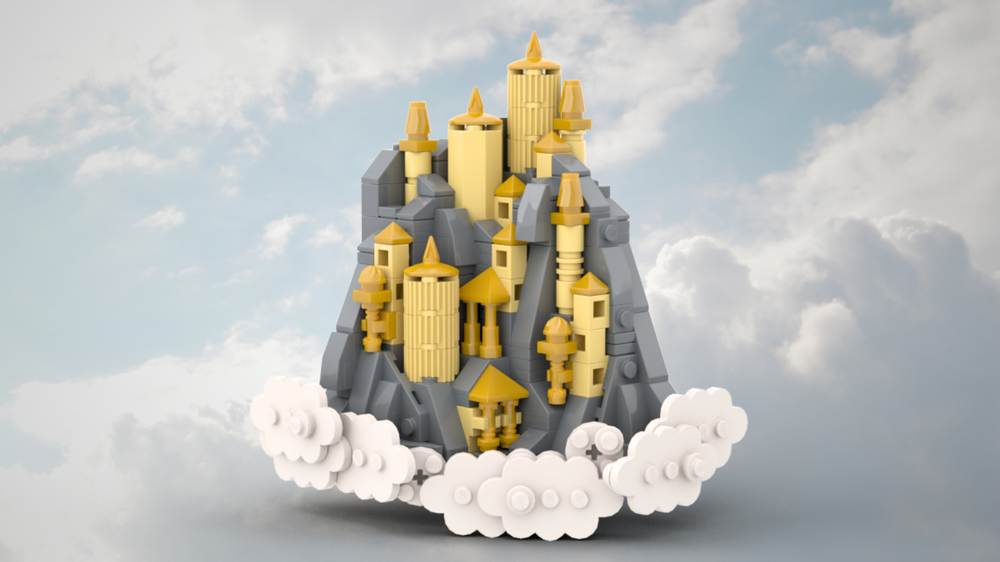 LEGO MOC Castle In The Clouds by deer_from_north | Rebrickable - Build ...