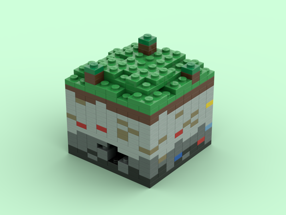 LEGO MOC Mini Biome - Plains by Makary | Rebrickable - Build with LEGO