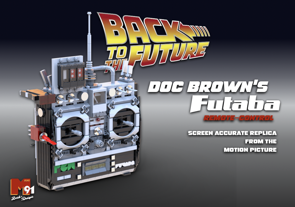 LEGO MOC Doc Brown's DeLorean Remote Control by Mani91 | Rebrickable ...