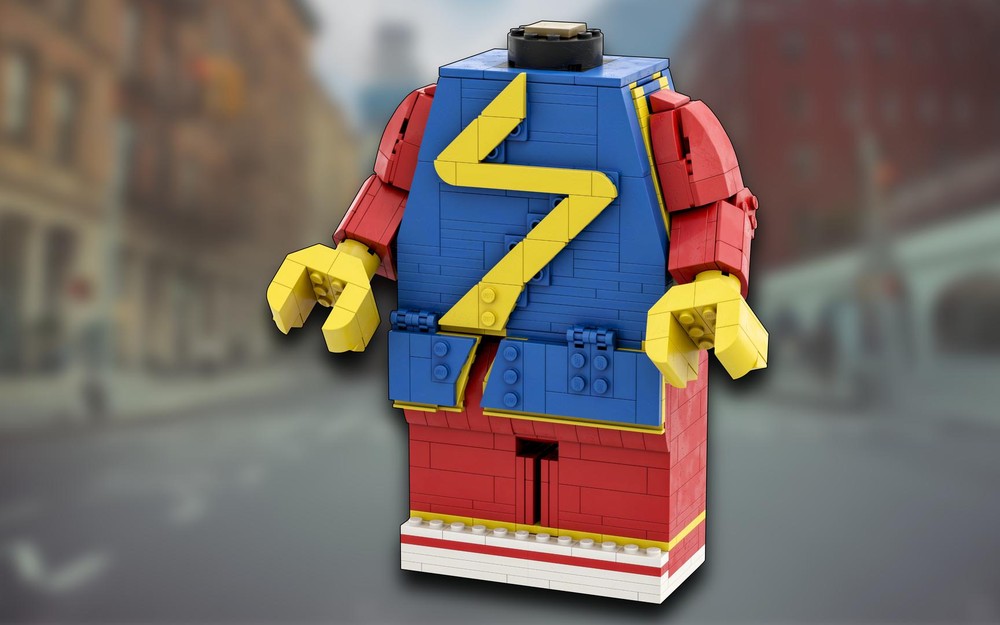 LEGO MOC Up-Scaled LEGO Minifigure Body - Ms Marvel by ZTBricks ...