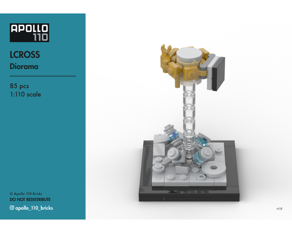 LEGO MOC LCROSS Diorama [1:110 scale] by Apollo_110_Bricks | Rebrickable - Build with LEGO