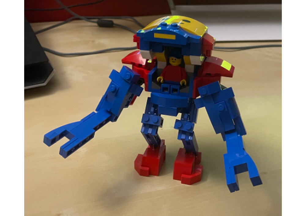 Lego Moc Up Scale Minifig Mech Suit By Ericnunya Rebrickable Build
