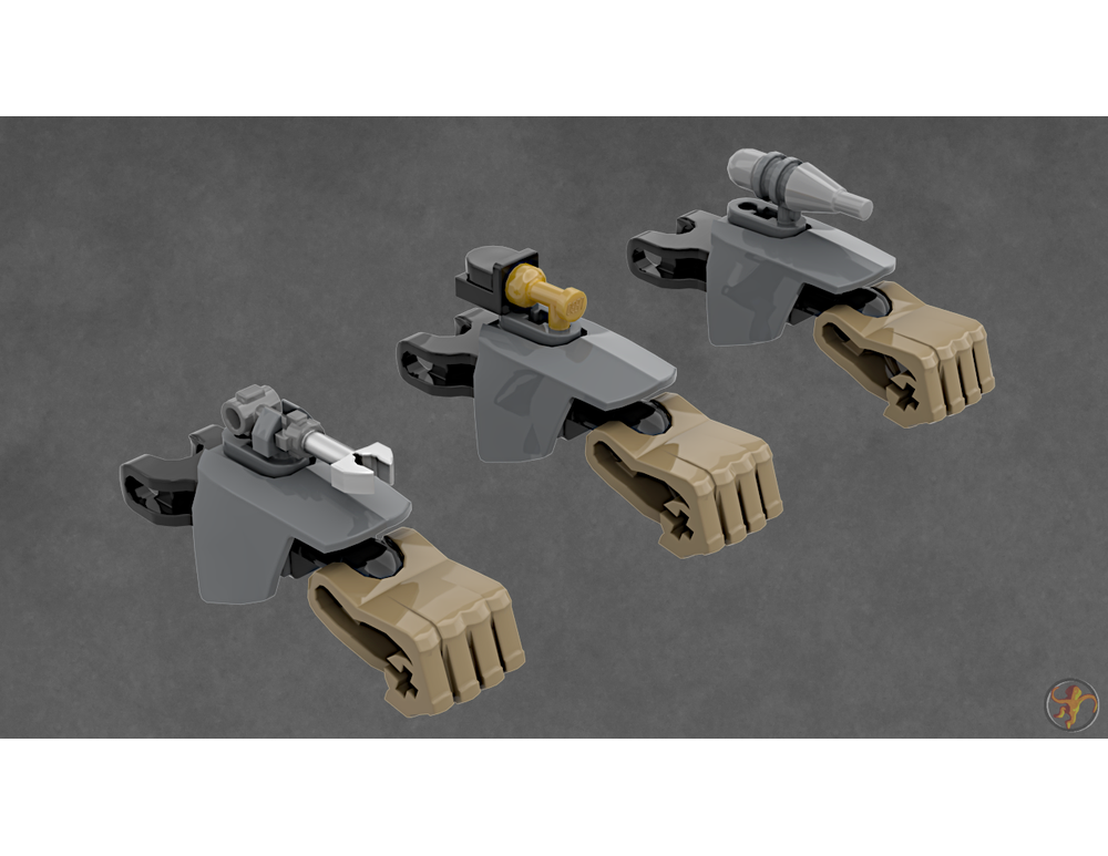 LEGO MOC Technic Mandalorian Weapons by KennoMonkey | Rebrickable ...