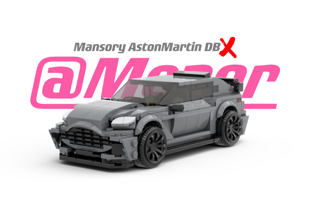 LEGO MOC Mansory AstonMartin DBX(Matte Grey) by Menor | Rebrickable ...