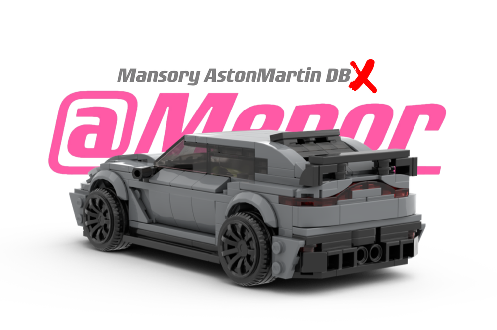 LEGO MOC Mansory AstonMartin DBX(Matte Grey) by Menor | Rebrickable ...