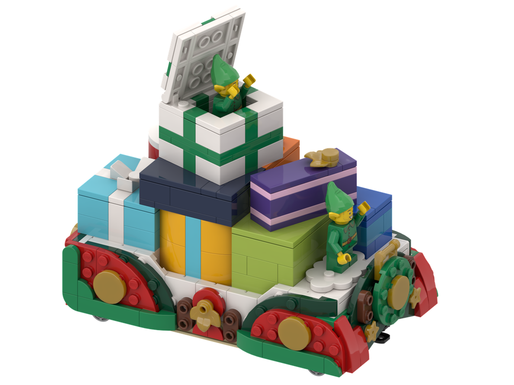 Lego Moc Christmas Parade By Nutty Rebrickable Build With Lego