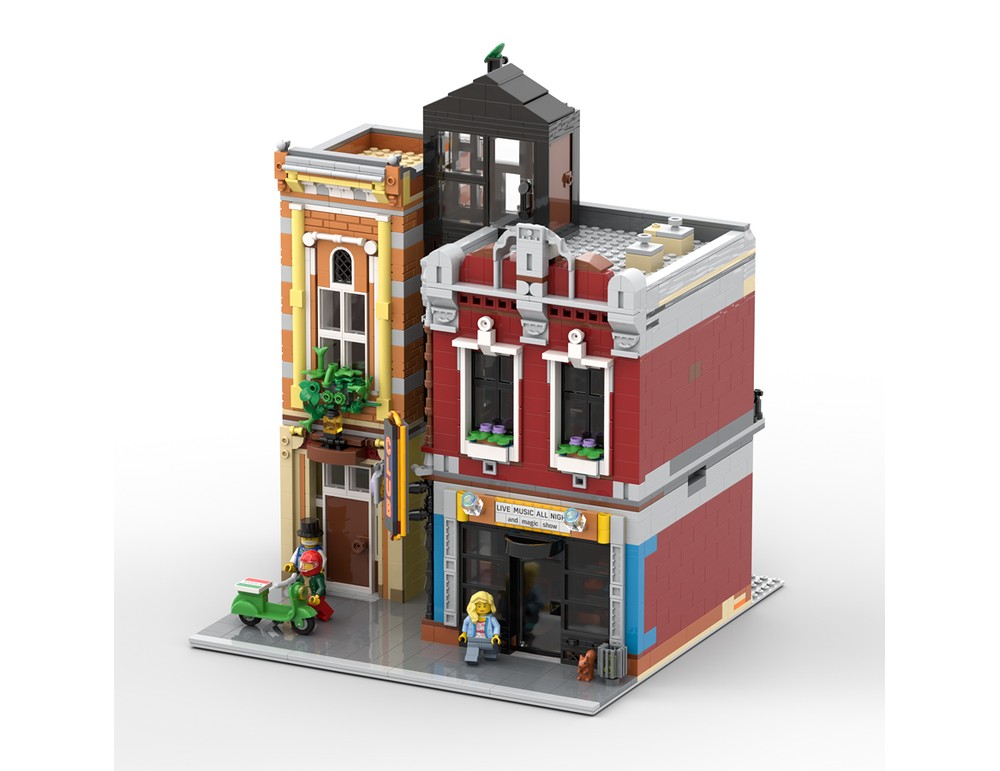 LEGO MOC Night Club by BrickAtive | Rebrickable - Build with LEGO