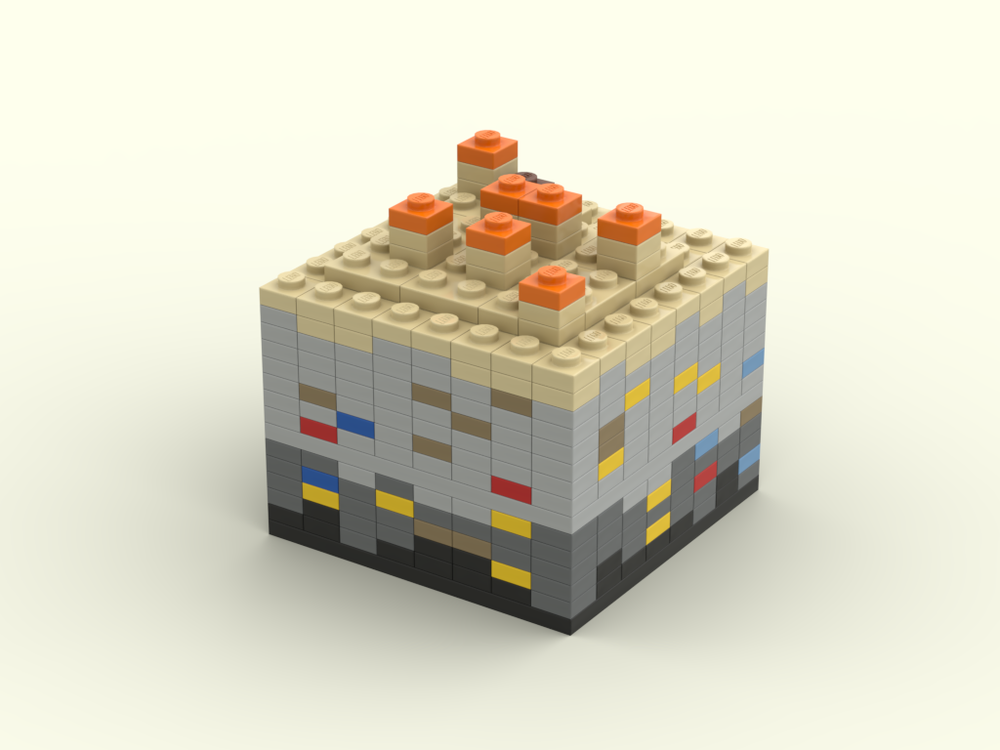 LEGO MOC Mini Biome - Desert by Makary | Rebrickable - Build with LEGO