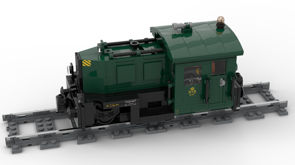 LEGO MOC DSB - Köf 257 by LAV_83 | Rebrickable - Build with LEGO