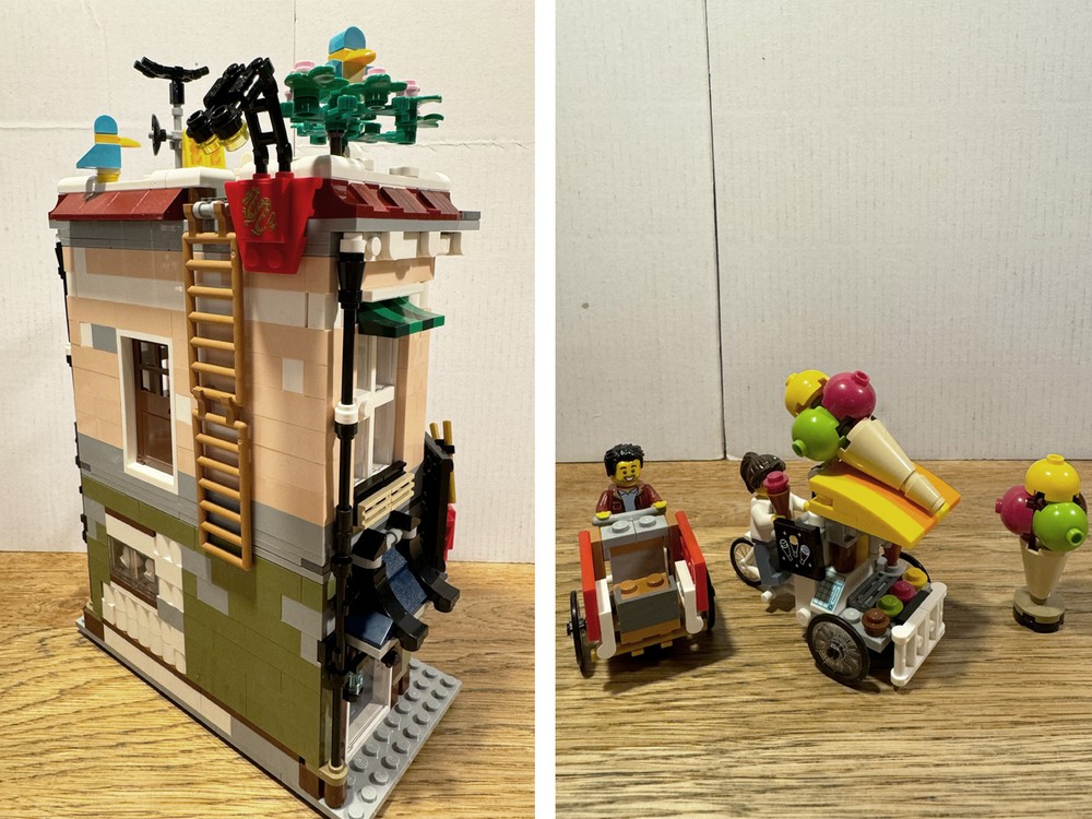 Lego Moc Corner Noodle Shop By Brinx Rebrickable Build With Lego