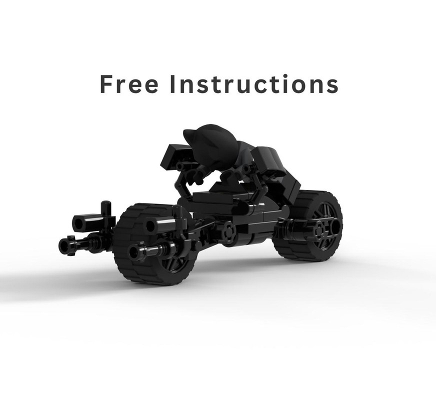 LEGO MOC The Dark Knight Trilogy Batpod by BatBrix | Rebrickable ...