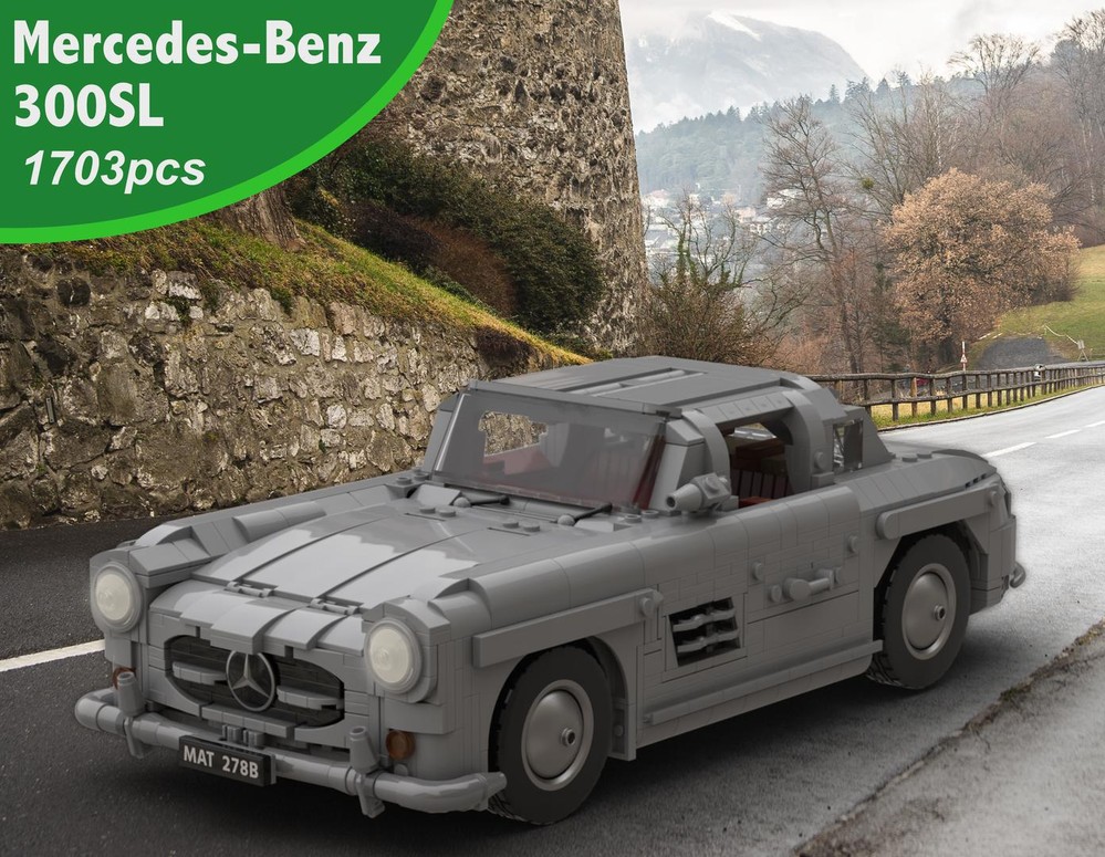 LEGO MOC Mercedes-Benz 300SL "Gullwing" by Al3xW40 | Rebrickable ...