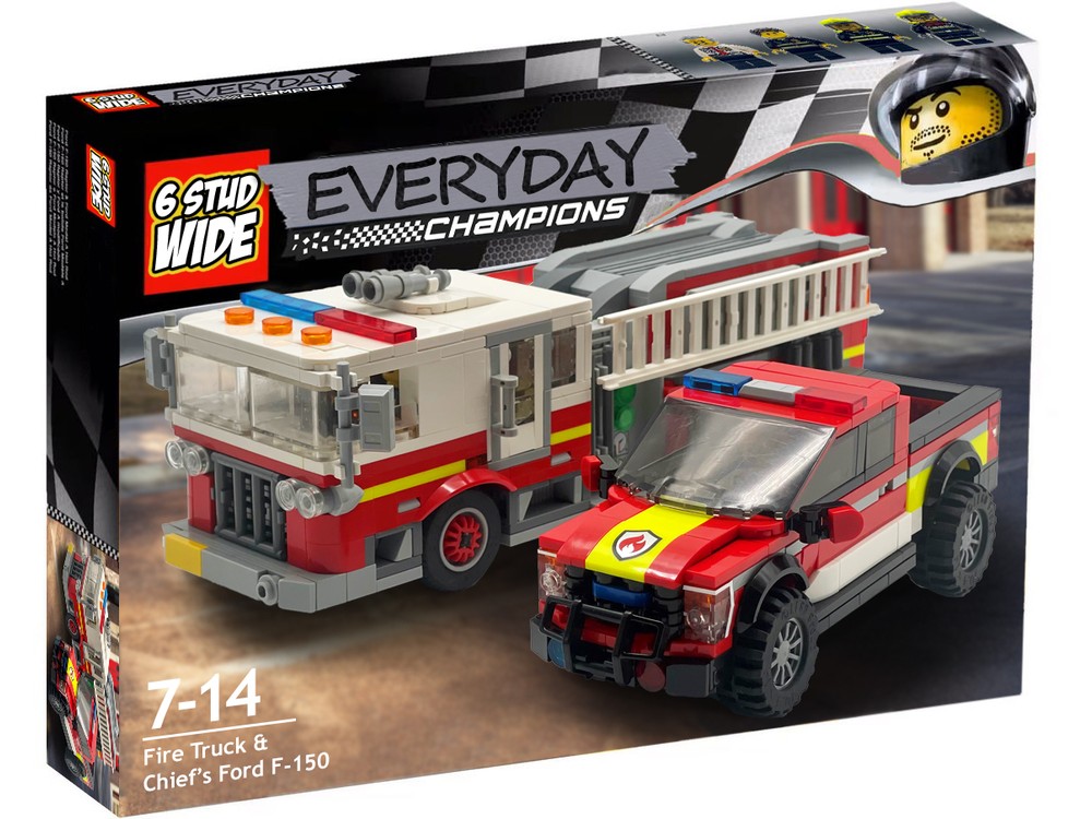 LEGO MOC Fire Department Two Pack by IBrickedItUp | Rebrickable - Build ...