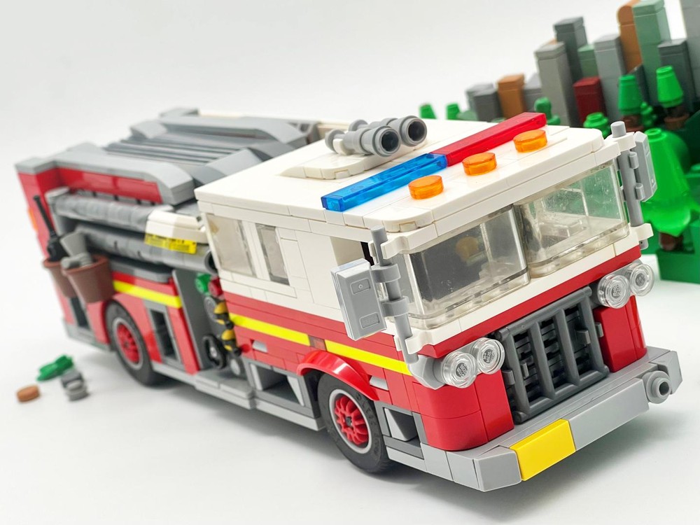 LEGO MOC Fire Department Two Pack by IBrickedItUp | Rebrickable - Build with LEGO