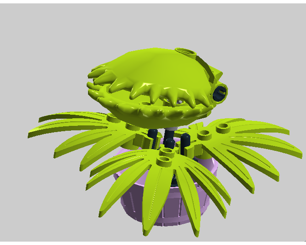 LEGO MOC Carnivore Plant by Pondering Peregrine | Rebrickable - Build ...