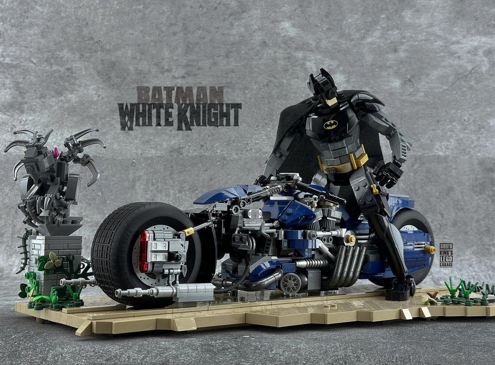 LEGO MOC White Knight Batcycle by alwaysking | Rebrickable - Build with ...