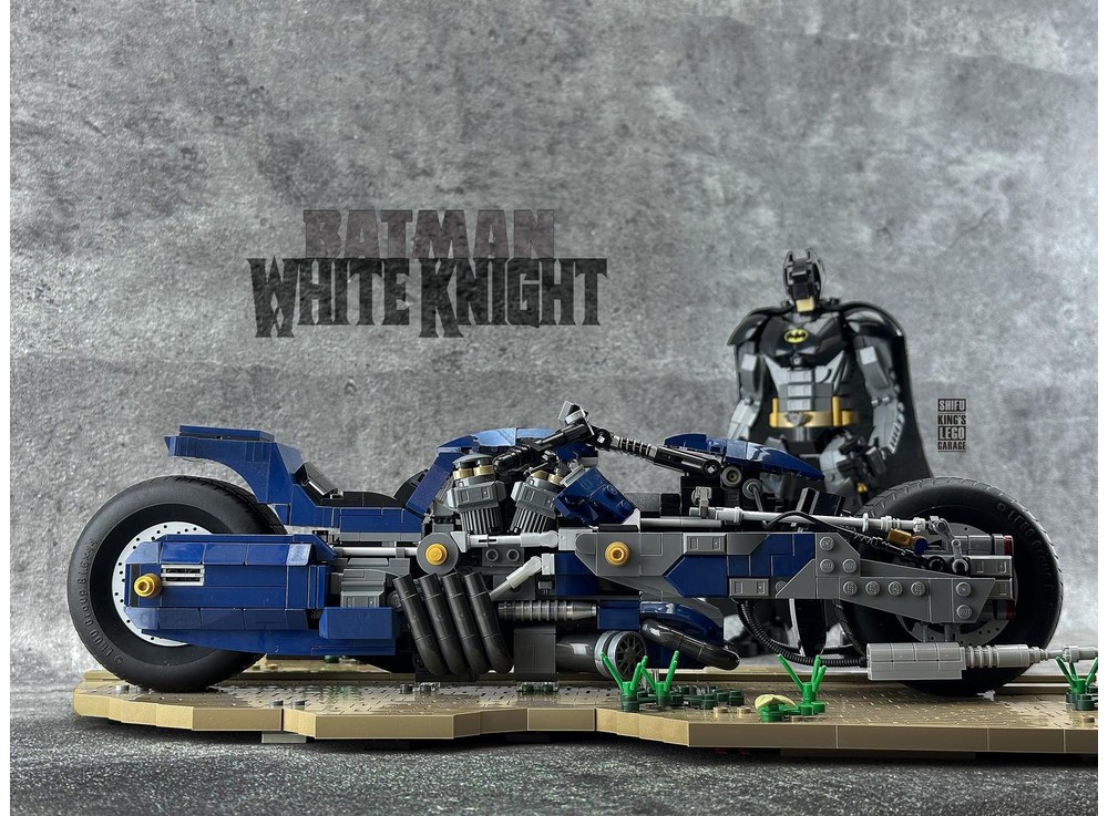 LEGO MOC White Knight Batcycle by alwaysking | Rebrickable - Build with ...
