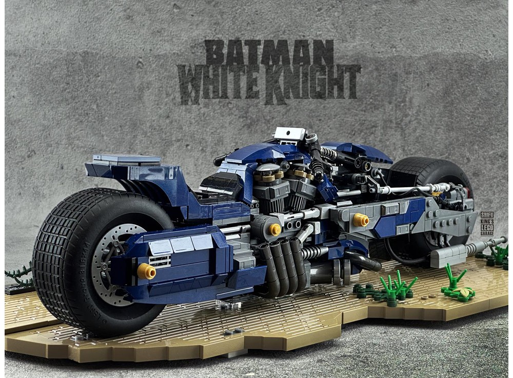 LEGO MOC White Knight Batcycle by alwaysking | Rebrickable - Build with ...