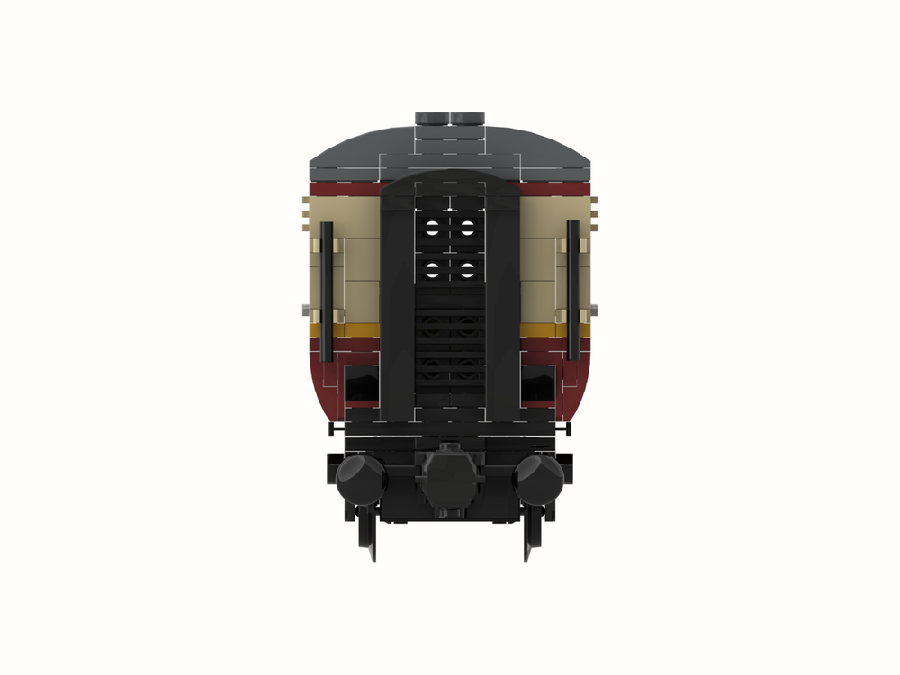 Lego Moc British Railways Mk1 Baggage Wagon 8w By Copernicus508
