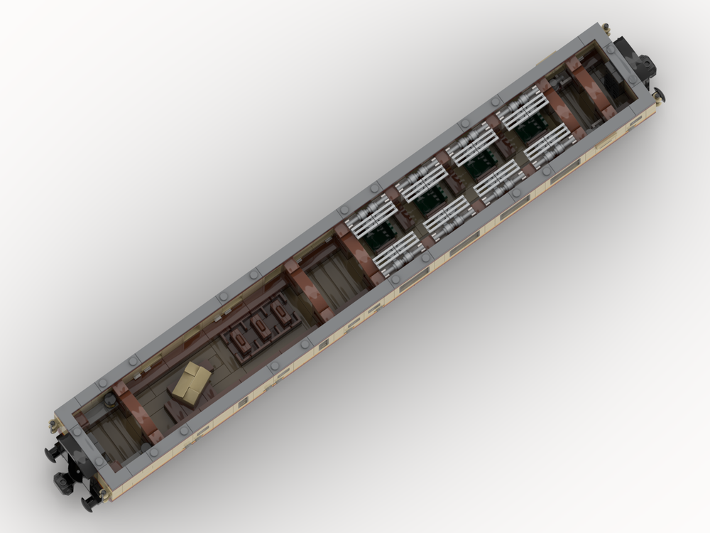 Lego Moc British Railways Mk1 Baggage Wagon 8w By Copernicus508