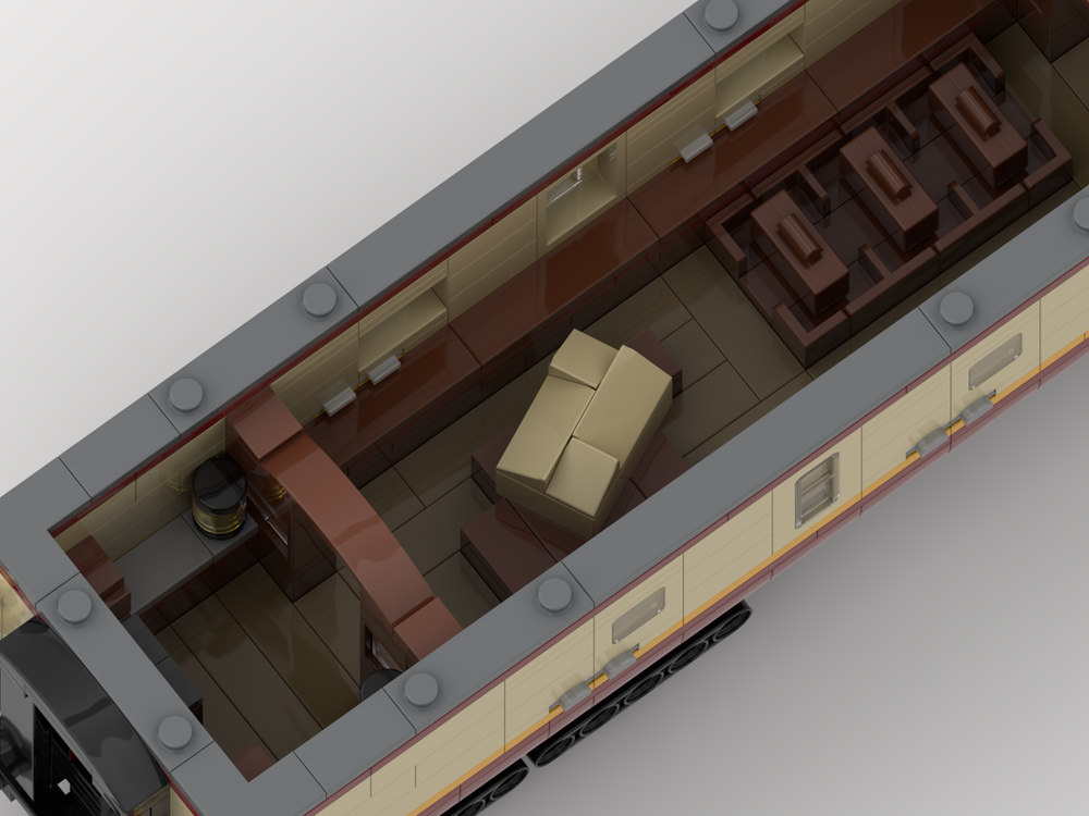 Lego Moc British Railways Mk1 Baggage Wagon 8w By Copernicus508