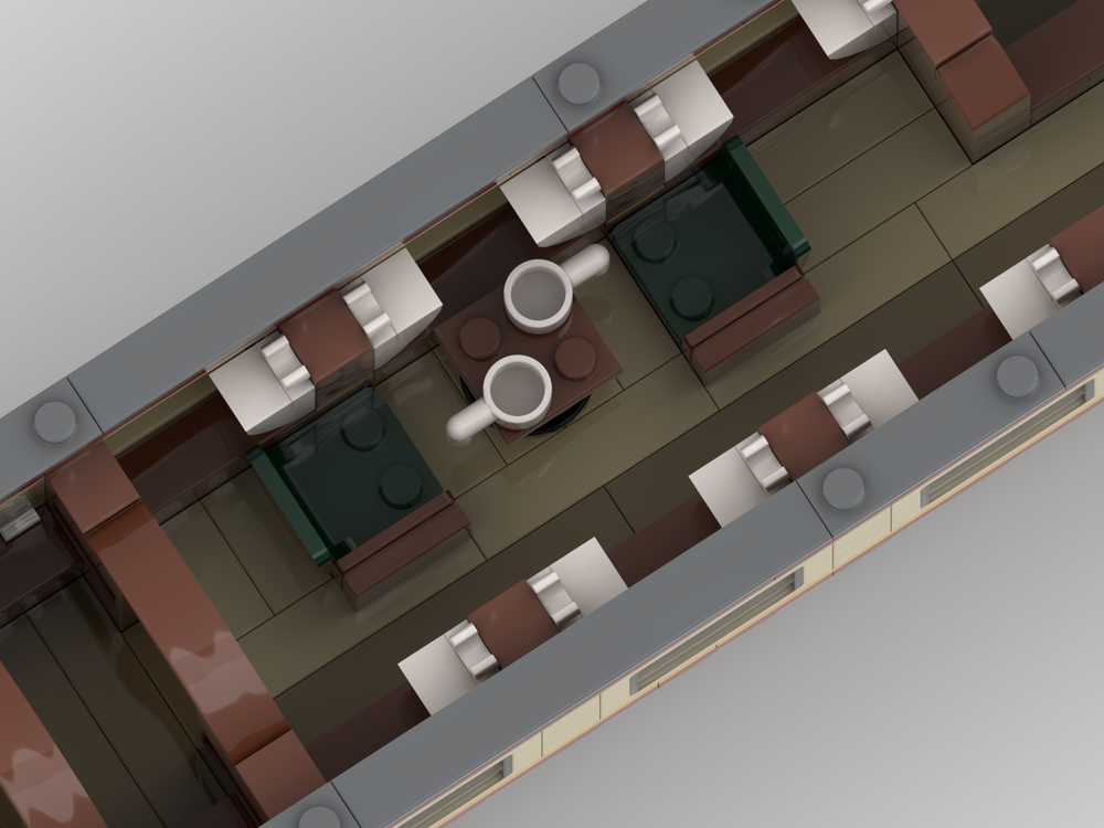 Lego Moc British Railways Mk1 Dining Car 8w By Copernicus508