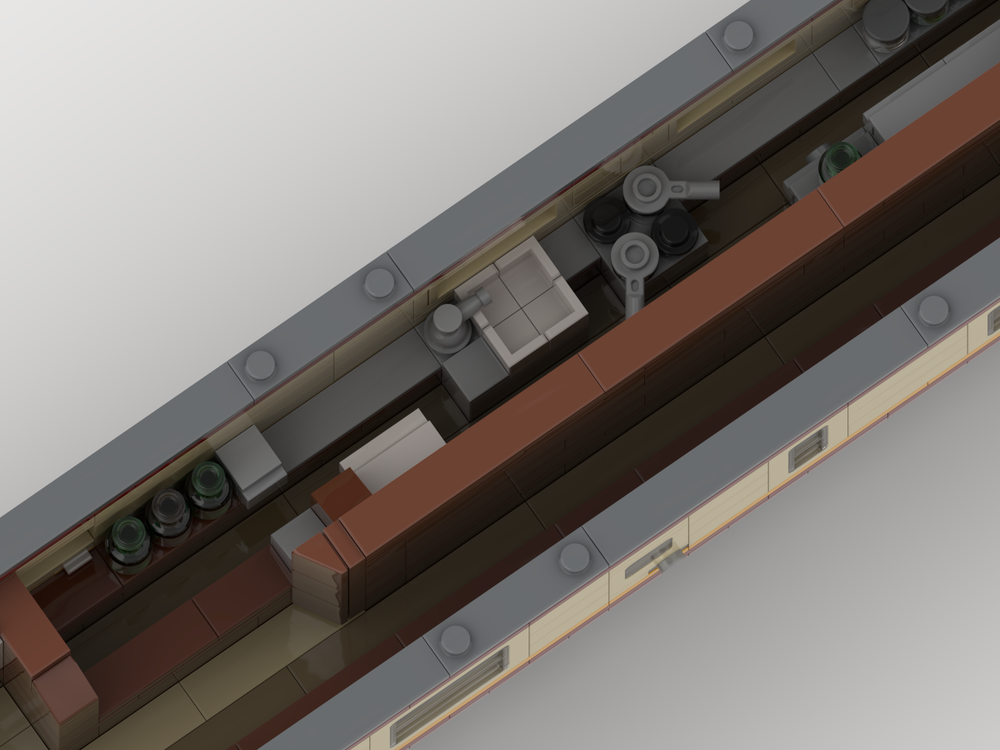 Lego Moc British Railways Mk1 Dining Car 8w By Copernicus508