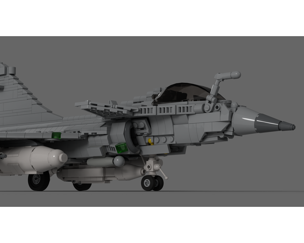 LEGO MOC Dassault Rafale by FritesAuFour | Rebrickable - Build with LEGO