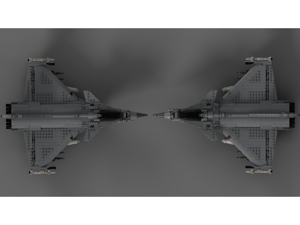 LEGO MOC Dassault Rafale by FritesAuFour | Rebrickable - Build with LEGO