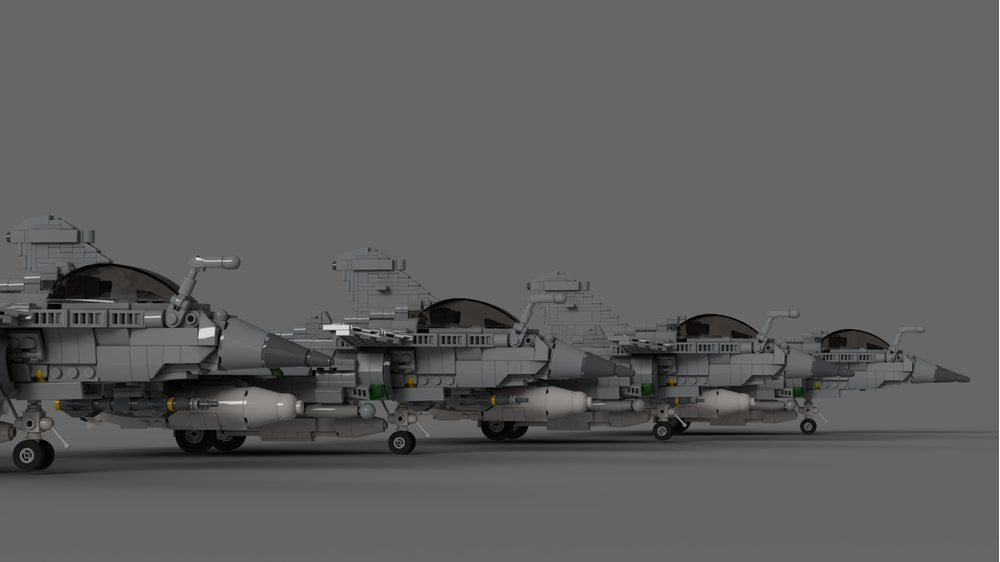 LEGO MOC Dassault Rafale by FritesAuFour | Rebrickable - Build with LEGO