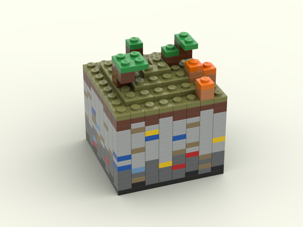 LEGO MOC Mini Biome - Savannah by Makary | Rebrickable - Build with LEGO