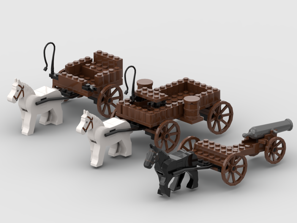 LEGO MOC Western Wagons by ShootYourBricks | Rebrickable - Build with LEGO