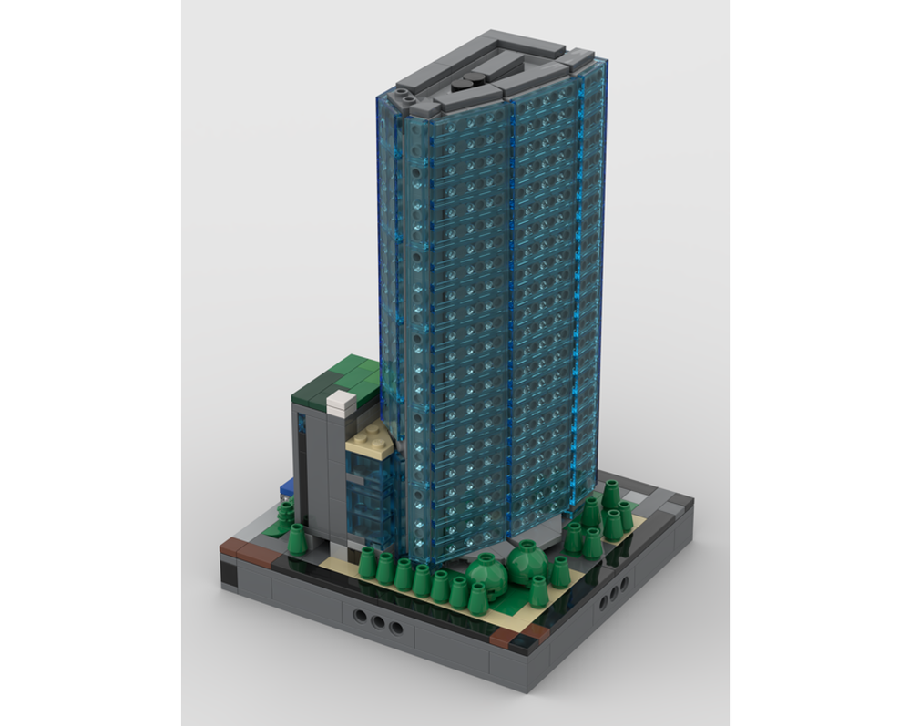 LEGO MOC-163664 Hilcorp Energy Tower by iambriguy | Rebrickable - Build ...