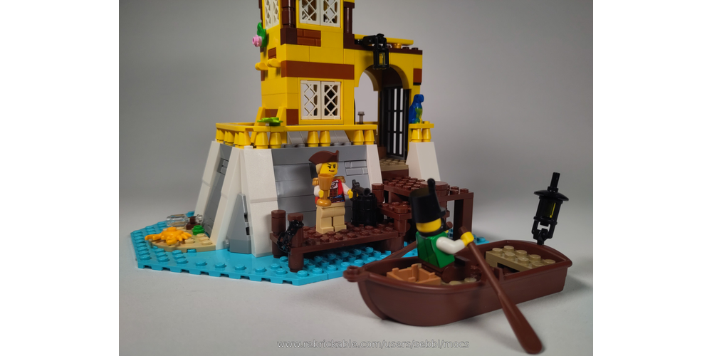 Lego Moc 21322 Imperial Guards Outpost Pirate World Part 1 By