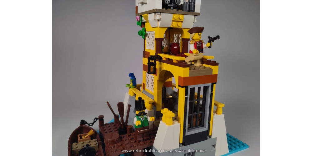 Lego Moc 21322 Imperial Guards Outpost Pirate World Part 1 By