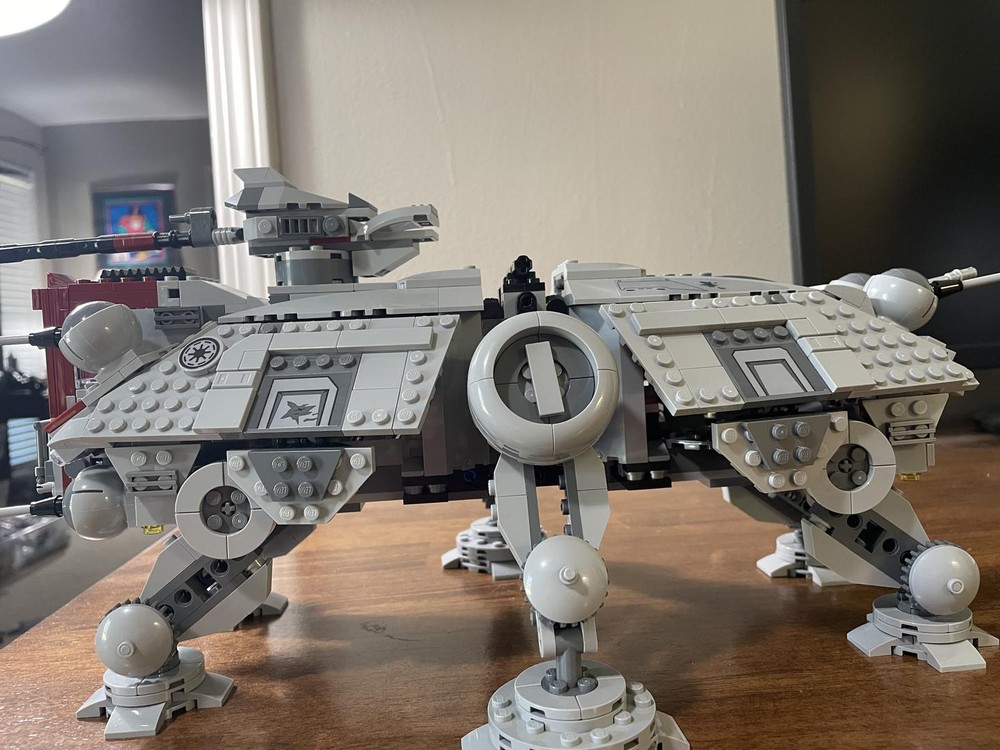 LEGO MOC-163684 AT-TE Walker 75337 Modification by PlanetoftheBricks ...