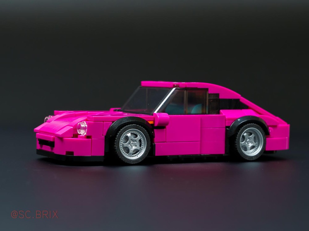 LEGO MOC Porsche 964 911 Ruby Star Magenta by sc.brix | Rebrickable ...