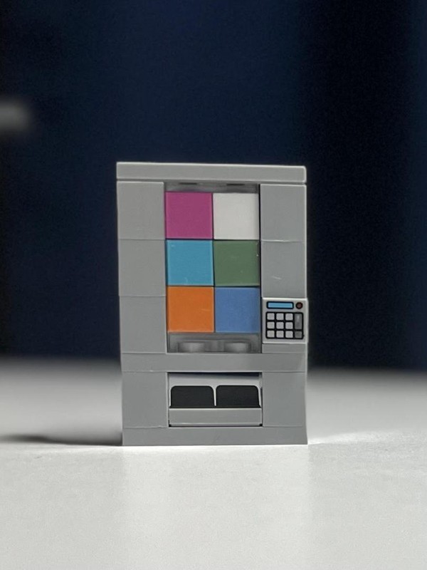 LEGO MOC Gray Vending Machine by SMLBricks | Rebrickable - Build with LEGO