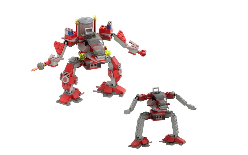 LEGO MOC Recon Mech RP23 and Frame by ZTBricks | Rebrickable - Build ...