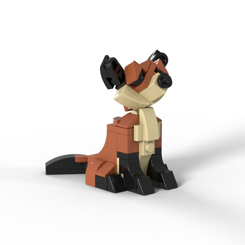 LEGO MOC Fox Pup by Miro | Rebrickable - Build with LEGO
