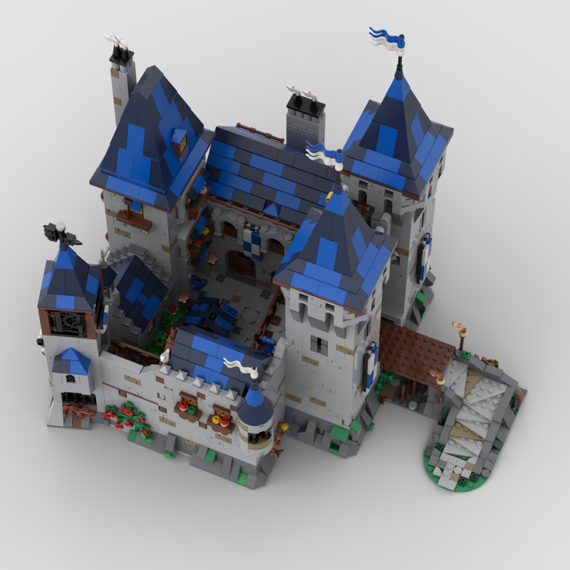 LEGO MOC Black Falcon Eagle's Nest Castle by MidiBricks | Rebrickable ...
