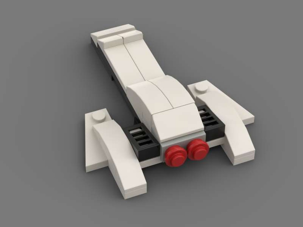 Lego Moc Little Spaceship By Policarpo Rebrickable Build With Lego