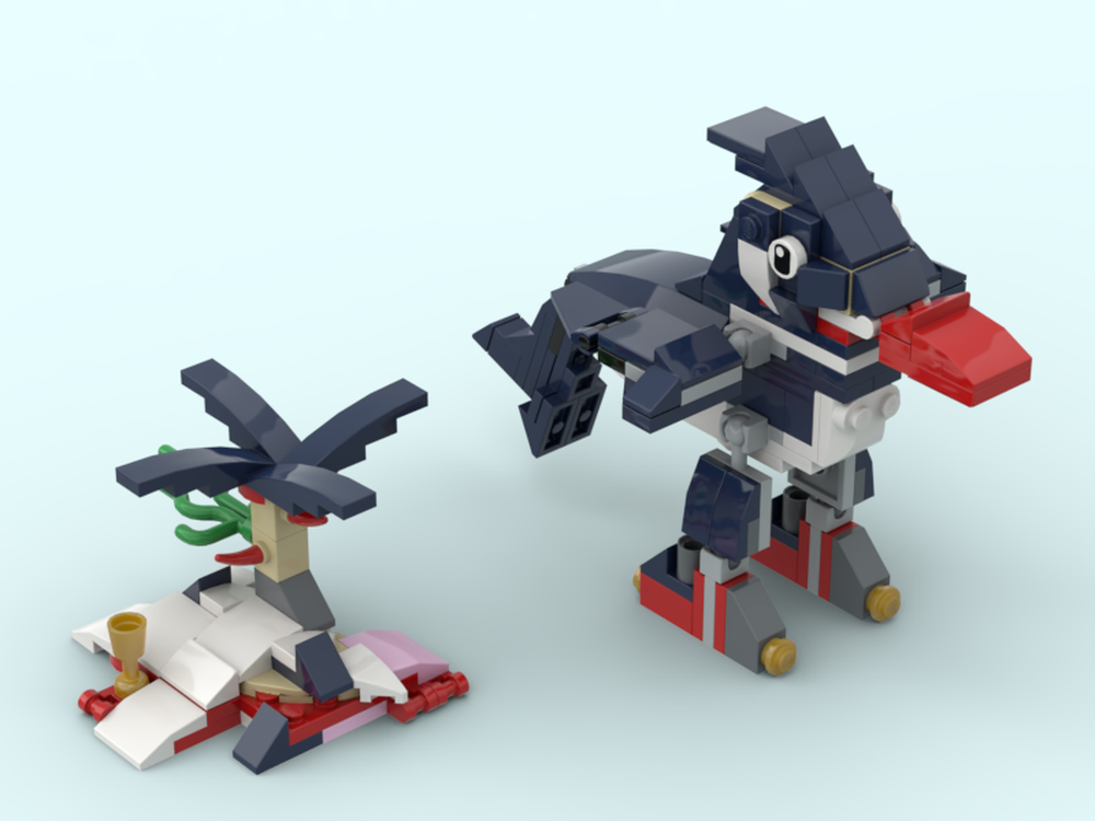 LEGO MOC 31088 Belted Kingfisher by Pikminfan67 | Rebrickable - Build ...