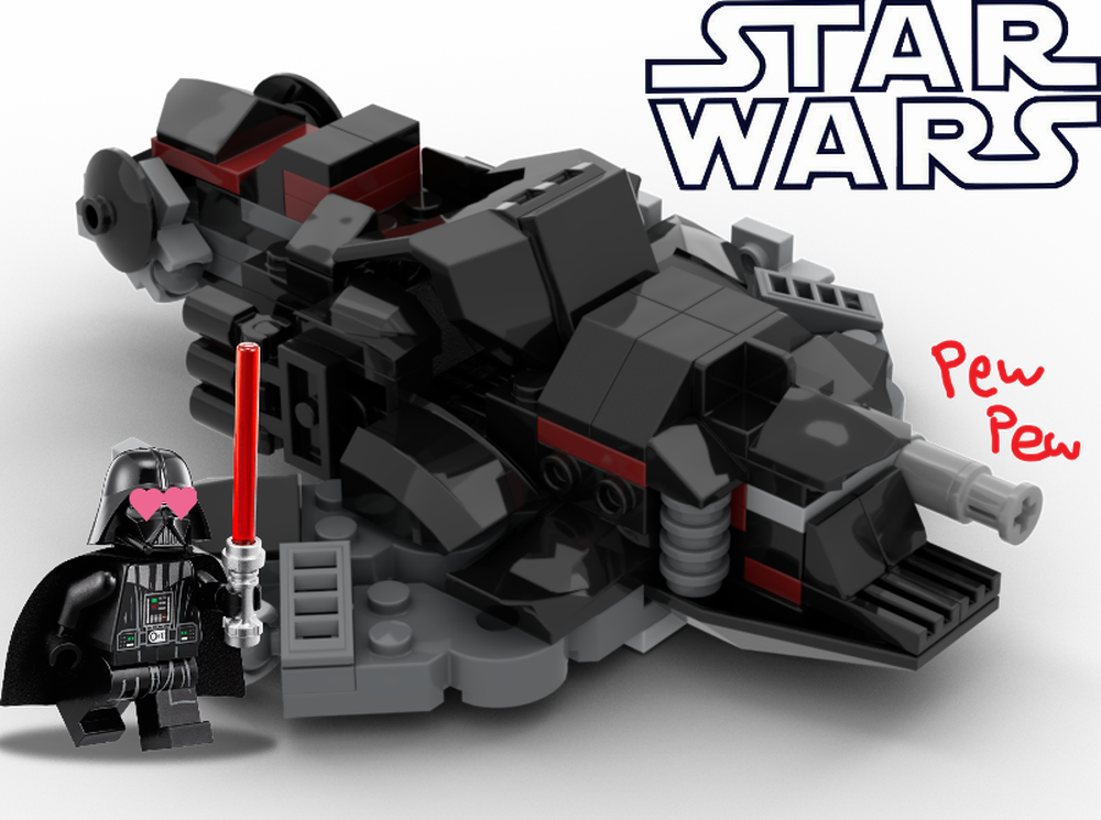 LEGO MOC Darth Vaders Mech-Speeder #75368 MOC by BlueB | Rebrickable - Build with LEGO