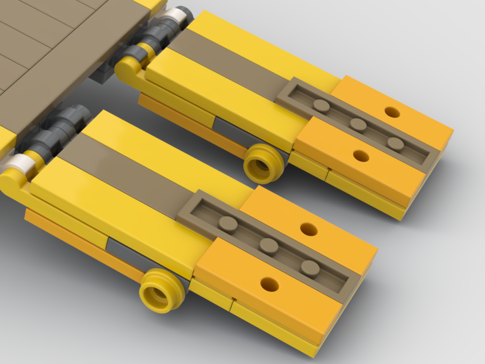 Lego Moc 37 Foot Cargo Trailer By Legoforblockheads Rebrickable