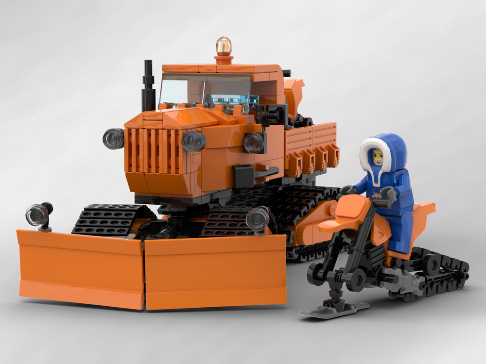 LEGO MOC Tucker Sno-Cat 442 by Dongeraldo | Rebrickable - Build with LEGO